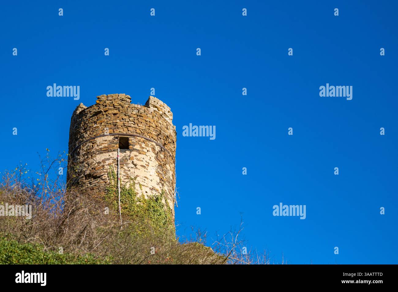 witches tower in Alken Germany Stock Photo - Alamy