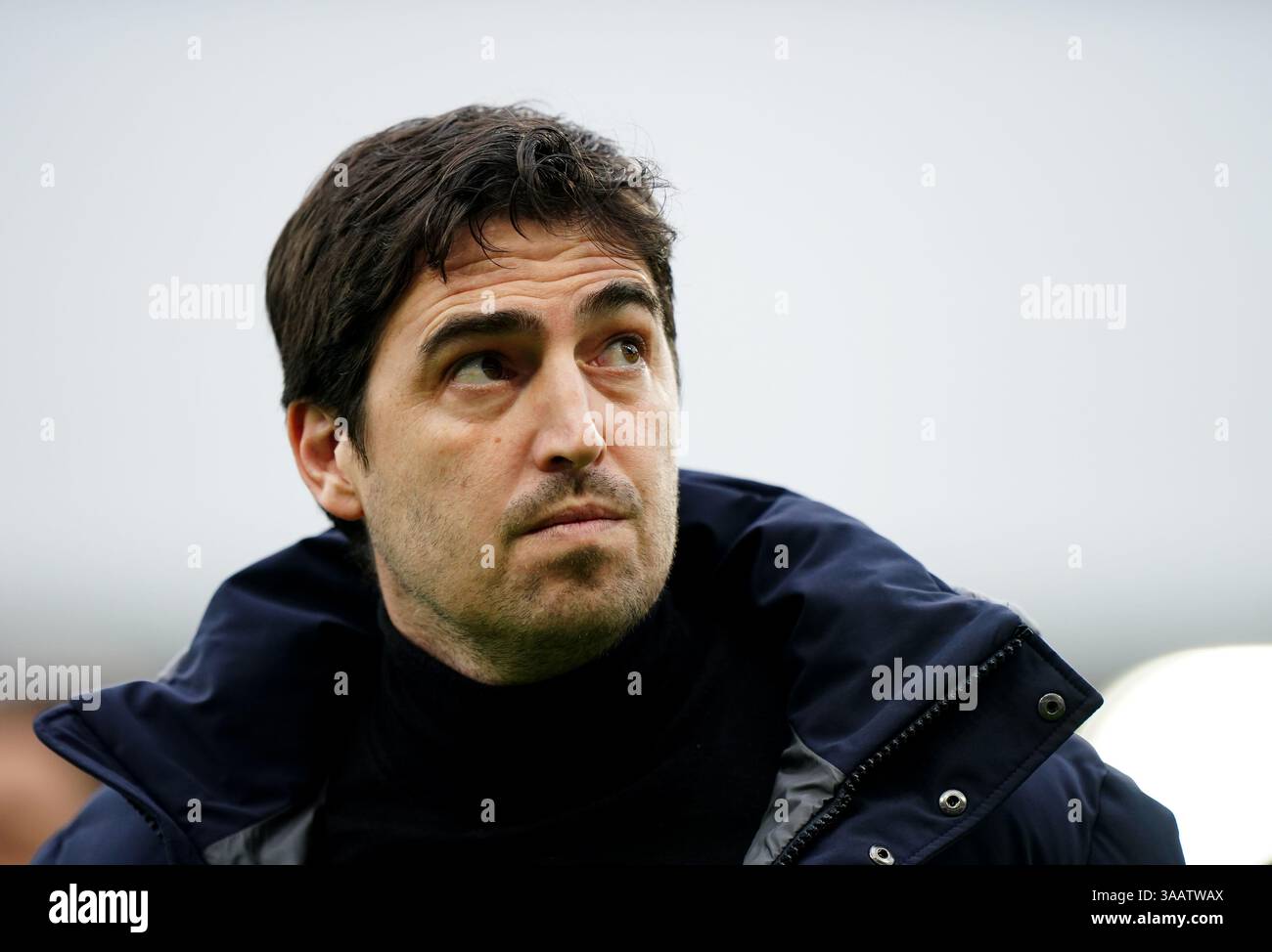 Andoni iraola bournemouth april 2025 hi-res stock photography and ...