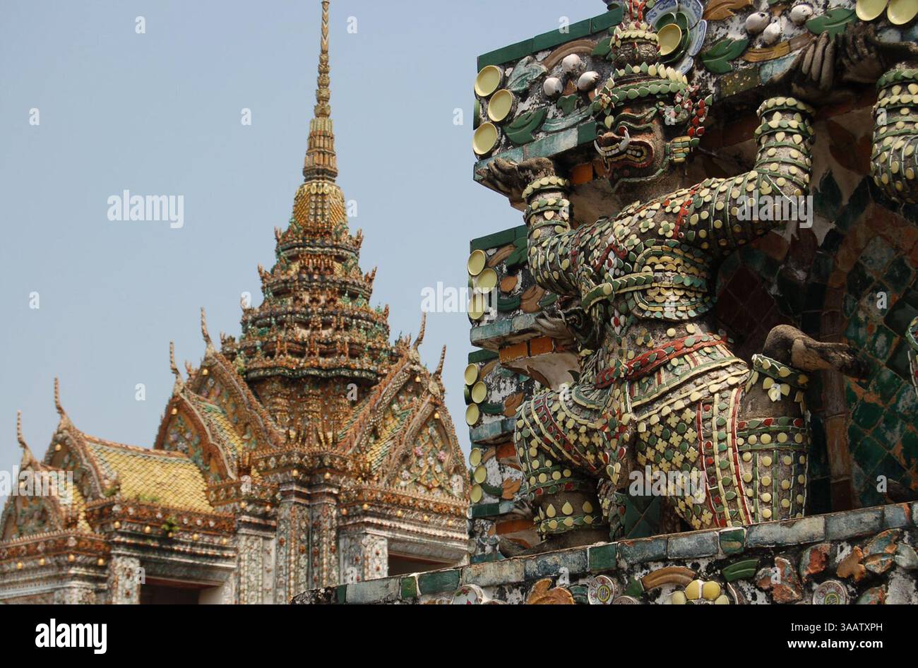 February 21, 2007 - Bangkok, THA - At Wat Arun, the Temple of the Dawn ...
