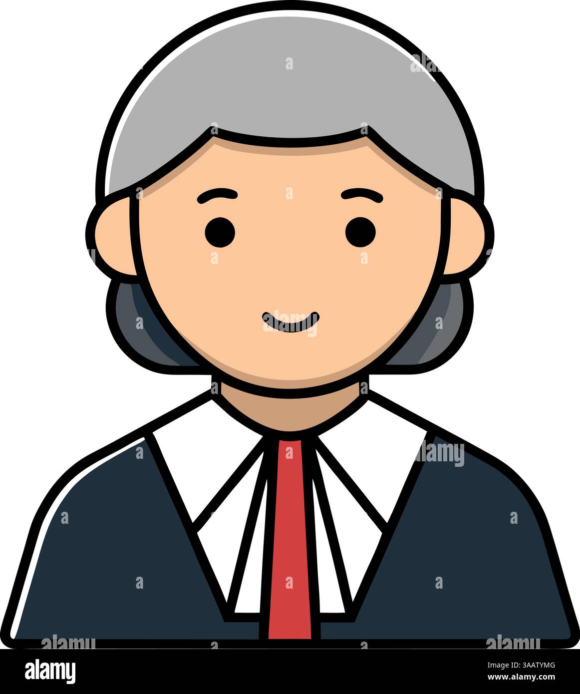 Lawyer in robe Stock Vector Images - Alamy