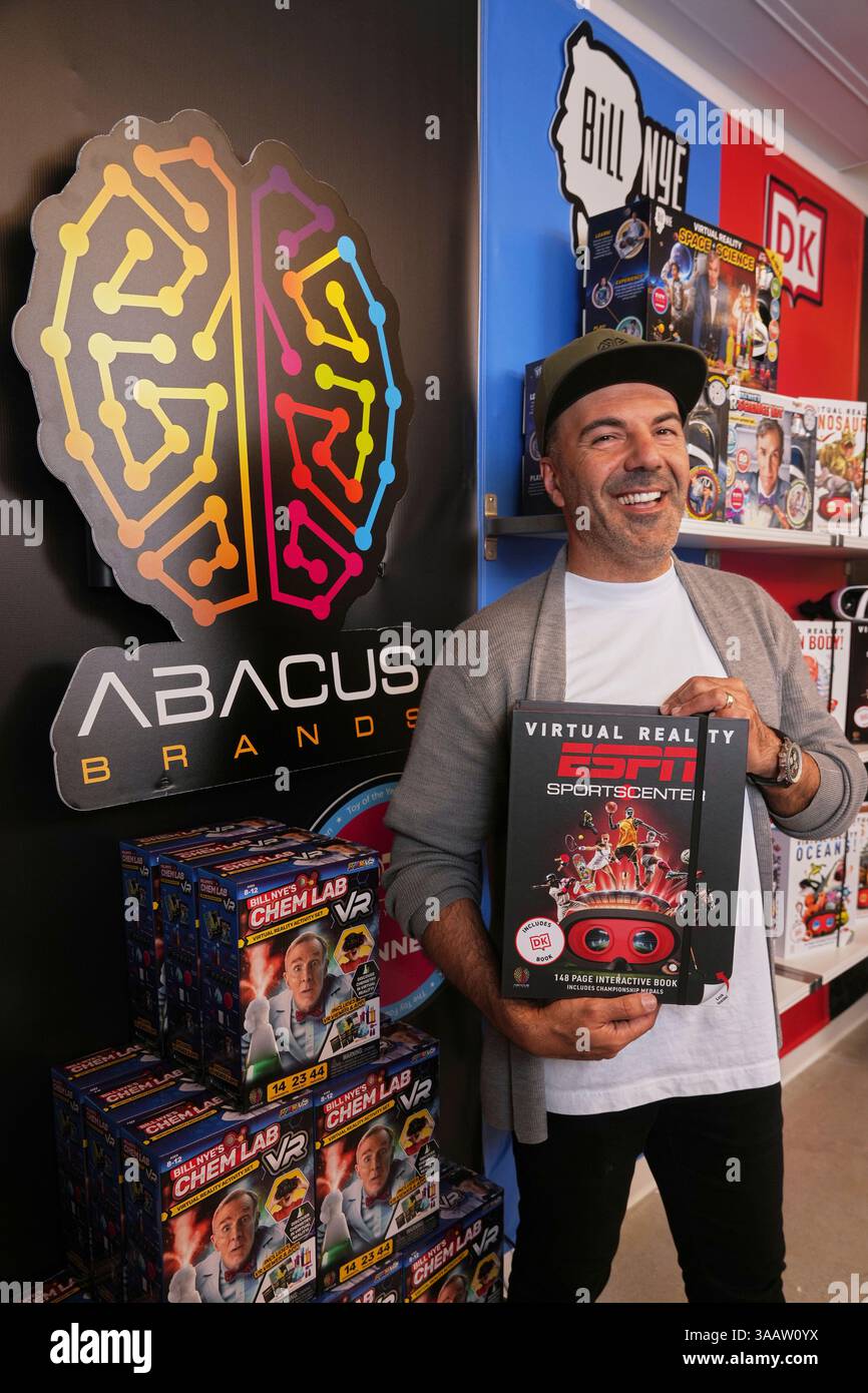 Steve Rad, CEO of toy maker Abacus Brands Inc., which designs science ...