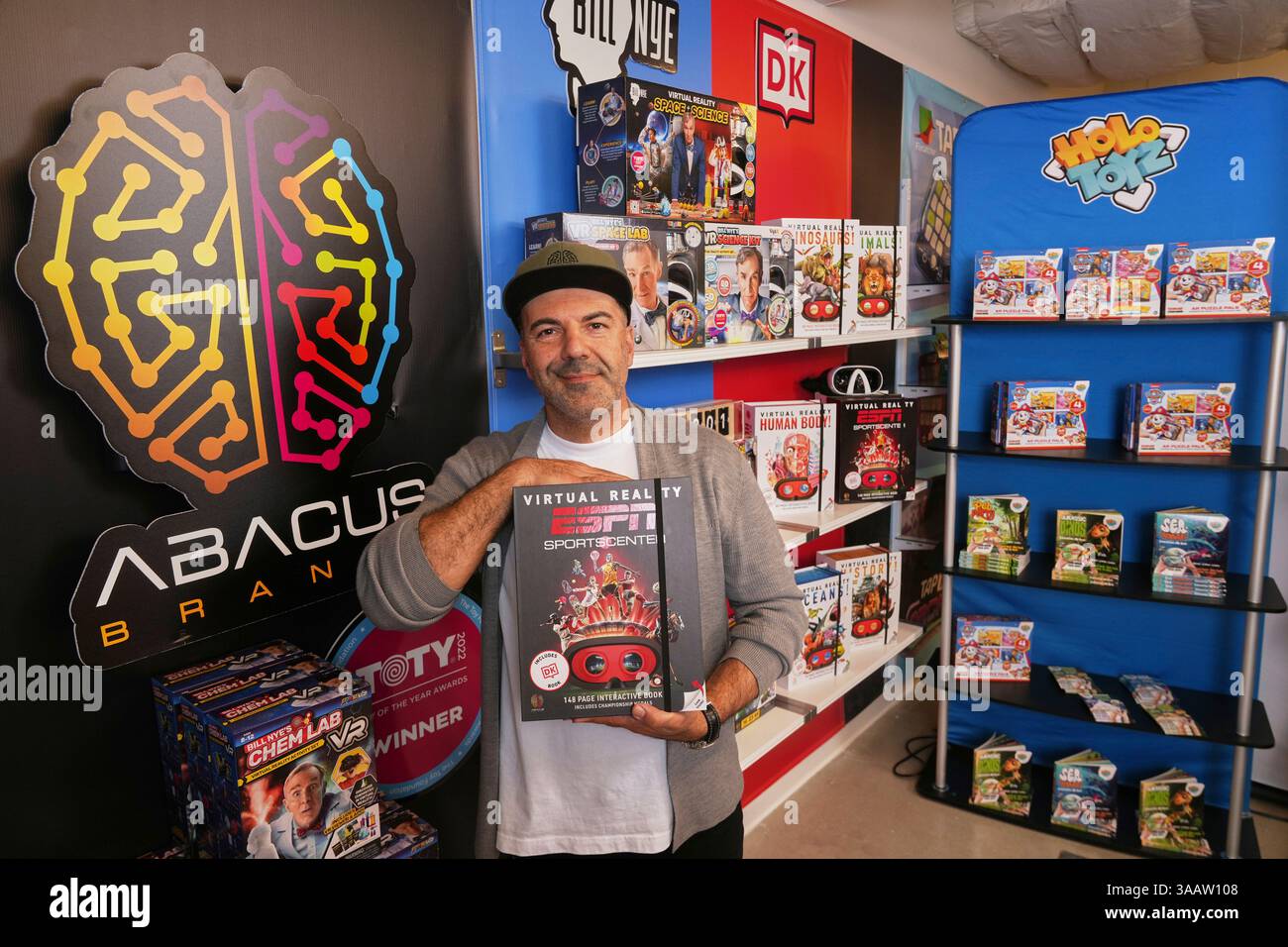 Steve Rad, CEO of toy maker Abacus Brands Inc., which designs science ...