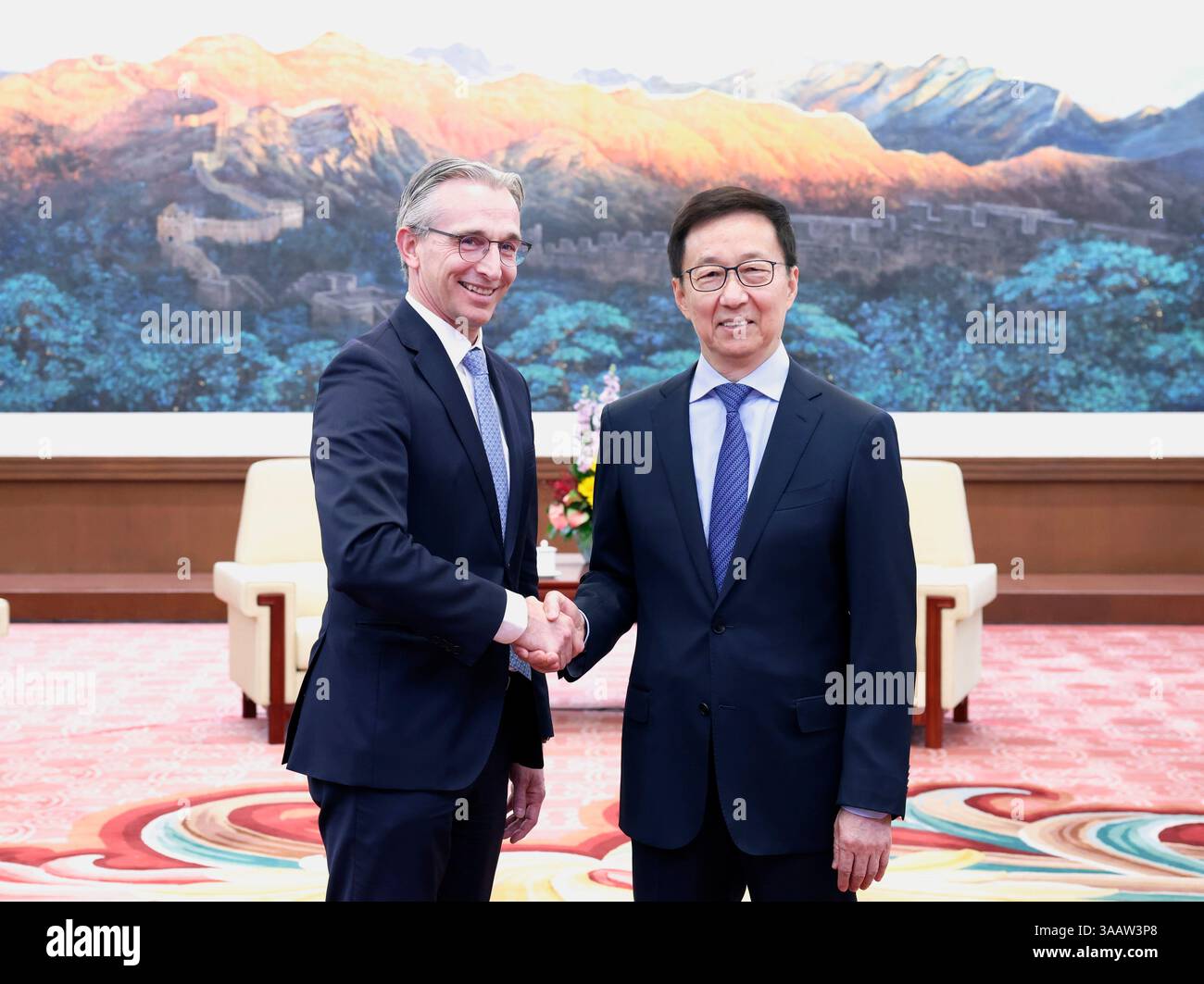 (250401) -- BEIJING, April 1, 2025 (Xinhua) -- Chinese Vice President ...