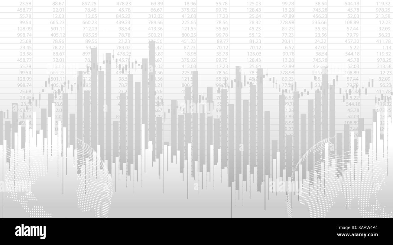Abstract stock market trading Black and White Stock Photos & Images - Alamy