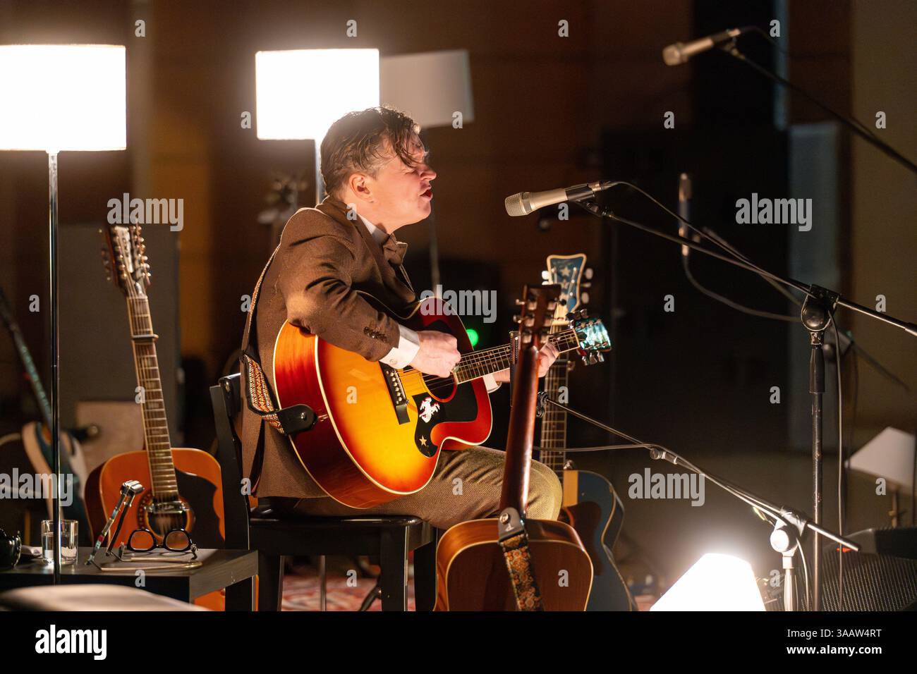 March 24, 2025: Ryan Adams plays a concert in Milan, Italy Stock Photo ...