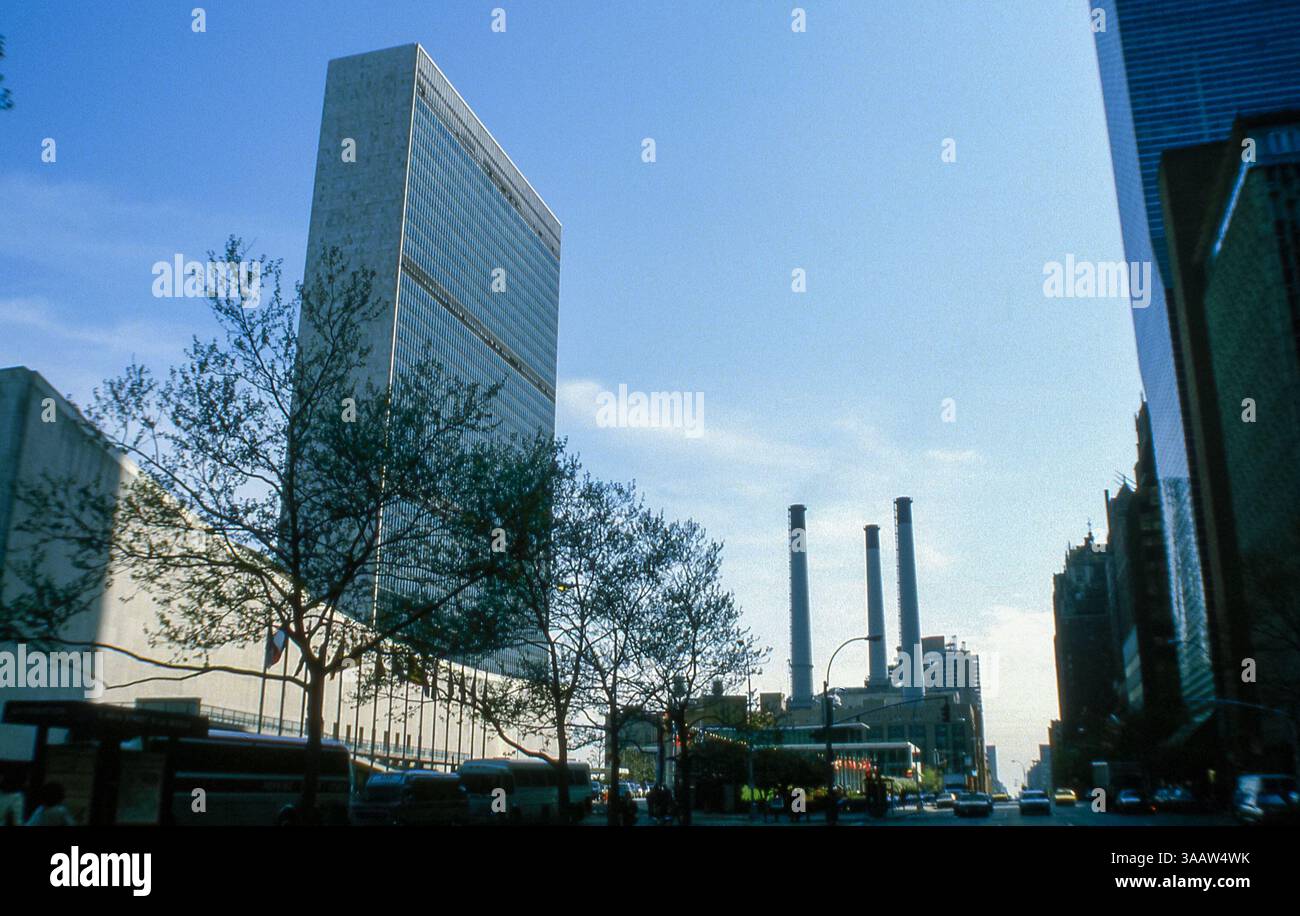 United Nations Headquarters. 18-acre complex on the East River where ...
