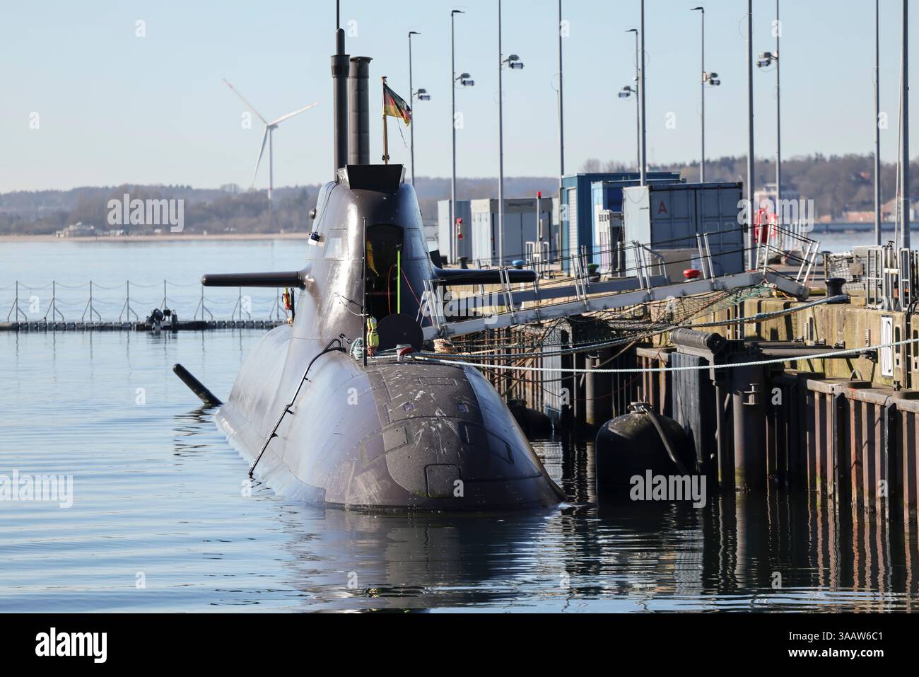 PRODUCTION - 01 April 2025, Schleswig-Holstein, Eckernförde: The ...