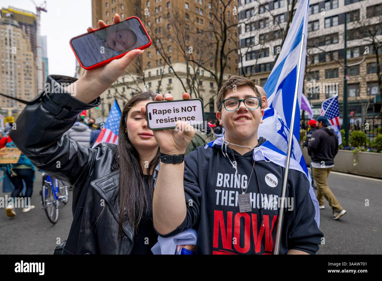 March 30, 2025, New York City, New York, United States: Pro-Israel ...