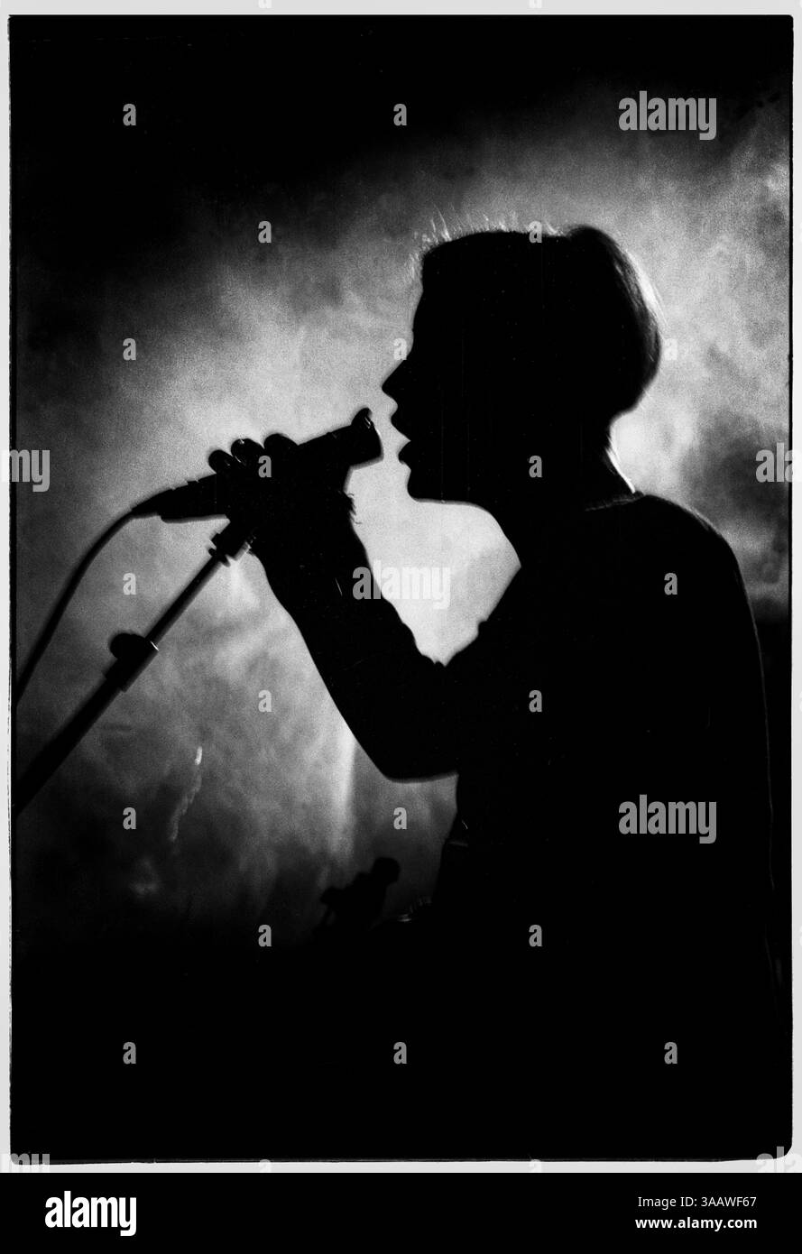 RACHEL ANN GOSWELL, YOUNG, SLOWDIVE, 1991: A young Rachel Ann Goswell ...