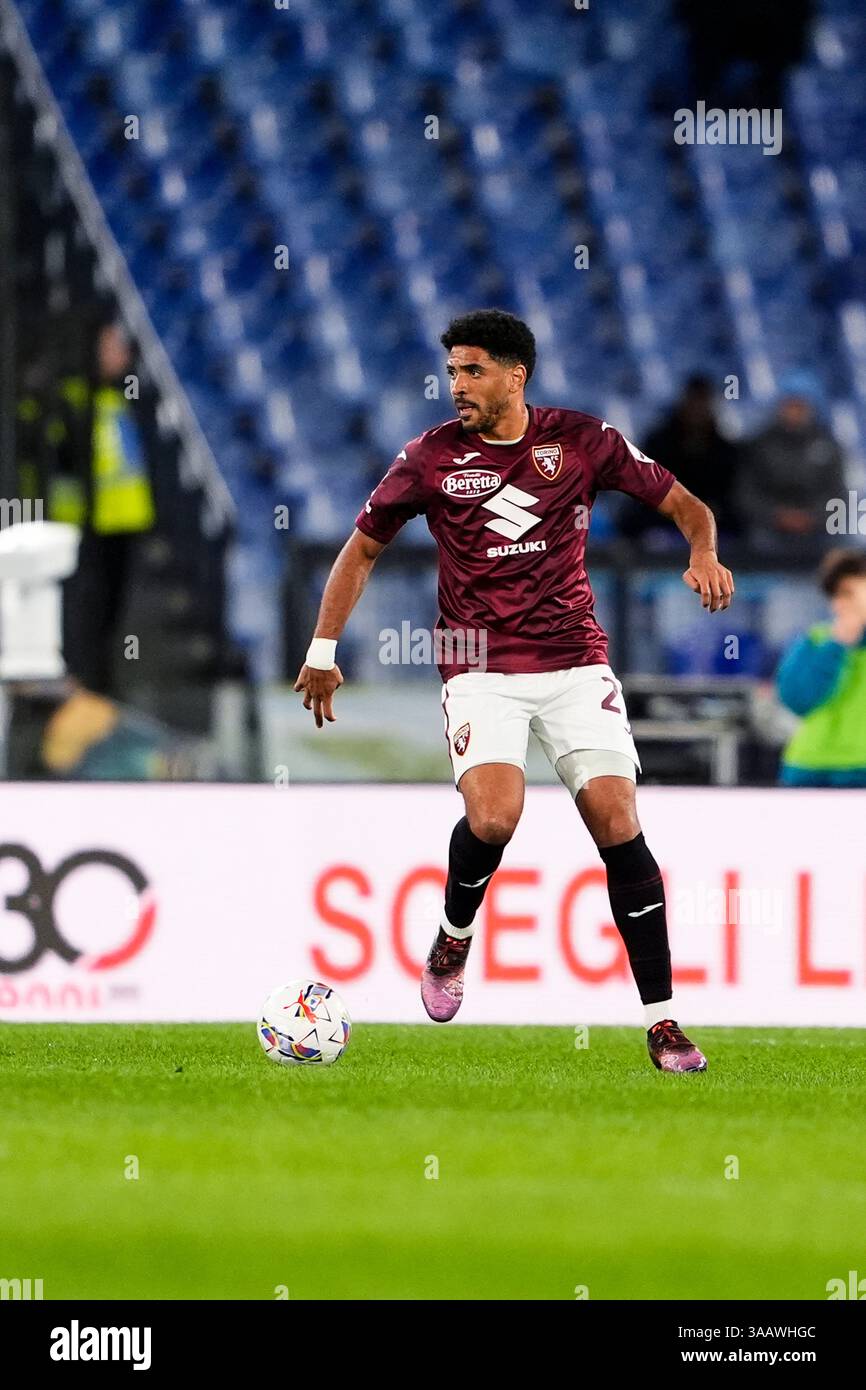 Torino’s Saul Coco during the Serie A soccer match between SS Lazio v ...