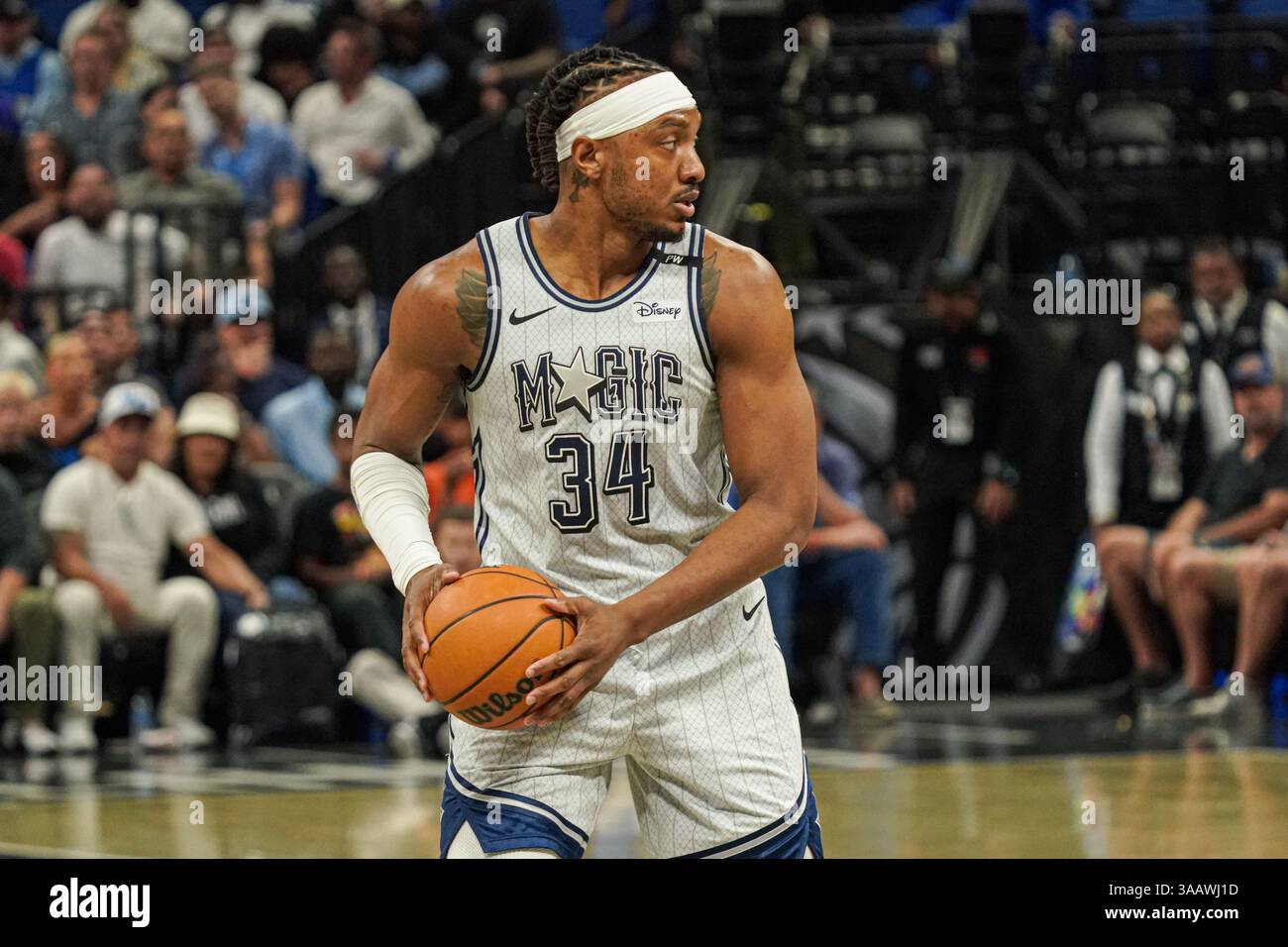 Orlando, Florida, USA, March 31, 2025, Orlando Magic forward Wendell ...