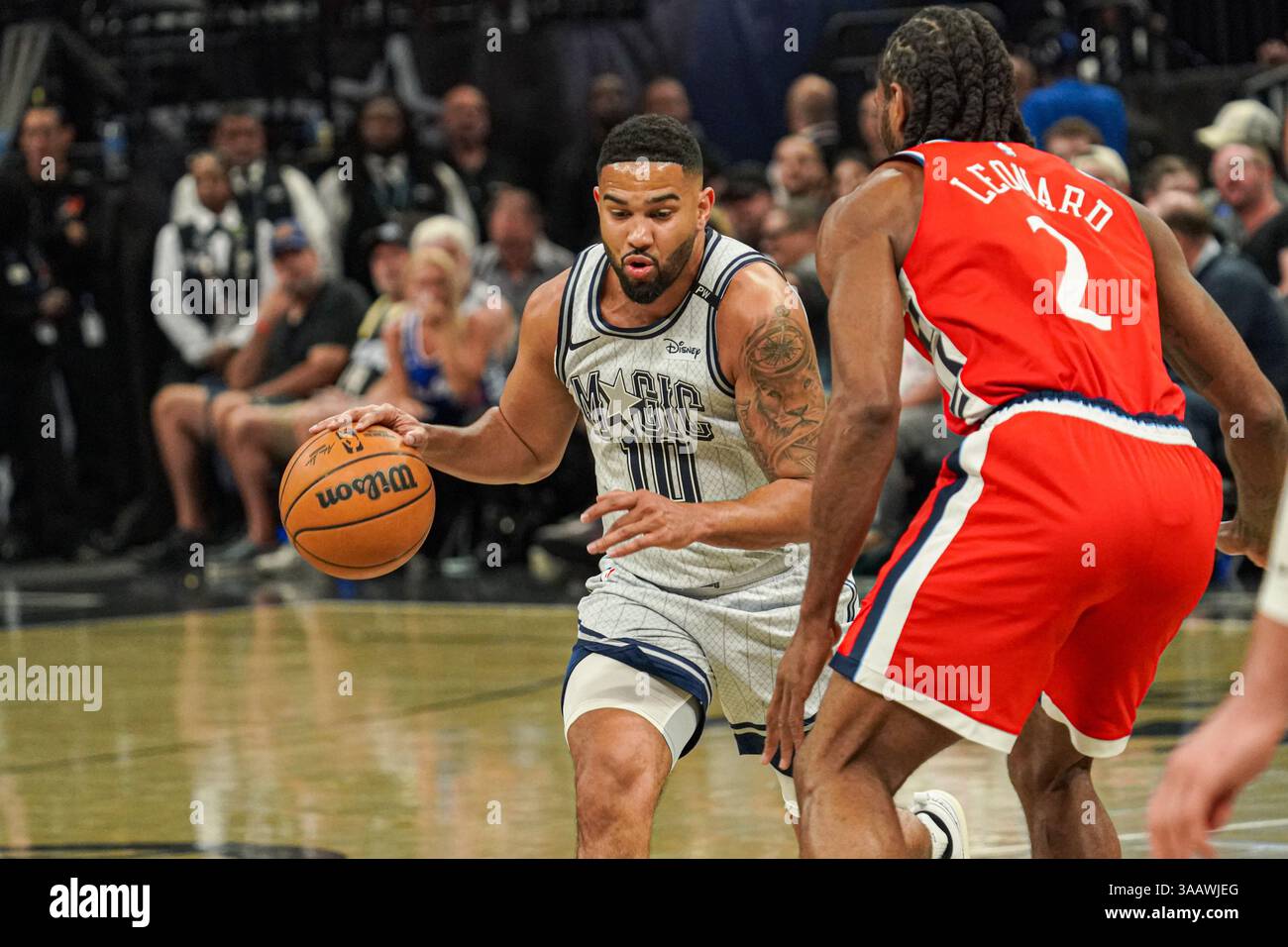 Orlando, Florida, USA, March 31, 2025, Orlando Magic guard Cory Joseph ...