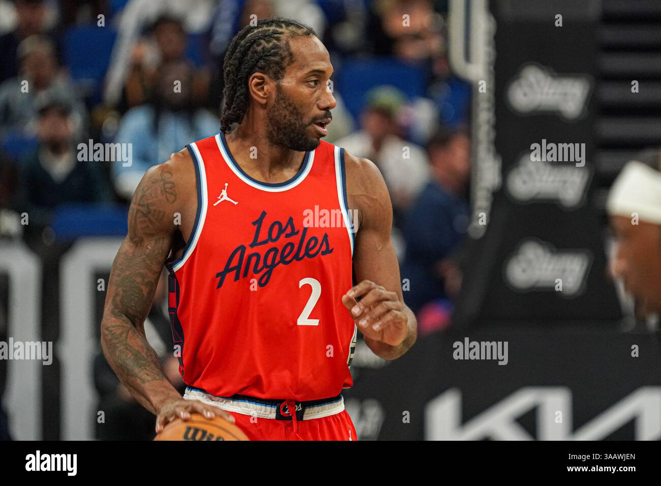 Orlando, Florida, USA, March 31, 2025, Los Angeles Clippers guard Kawhi ...