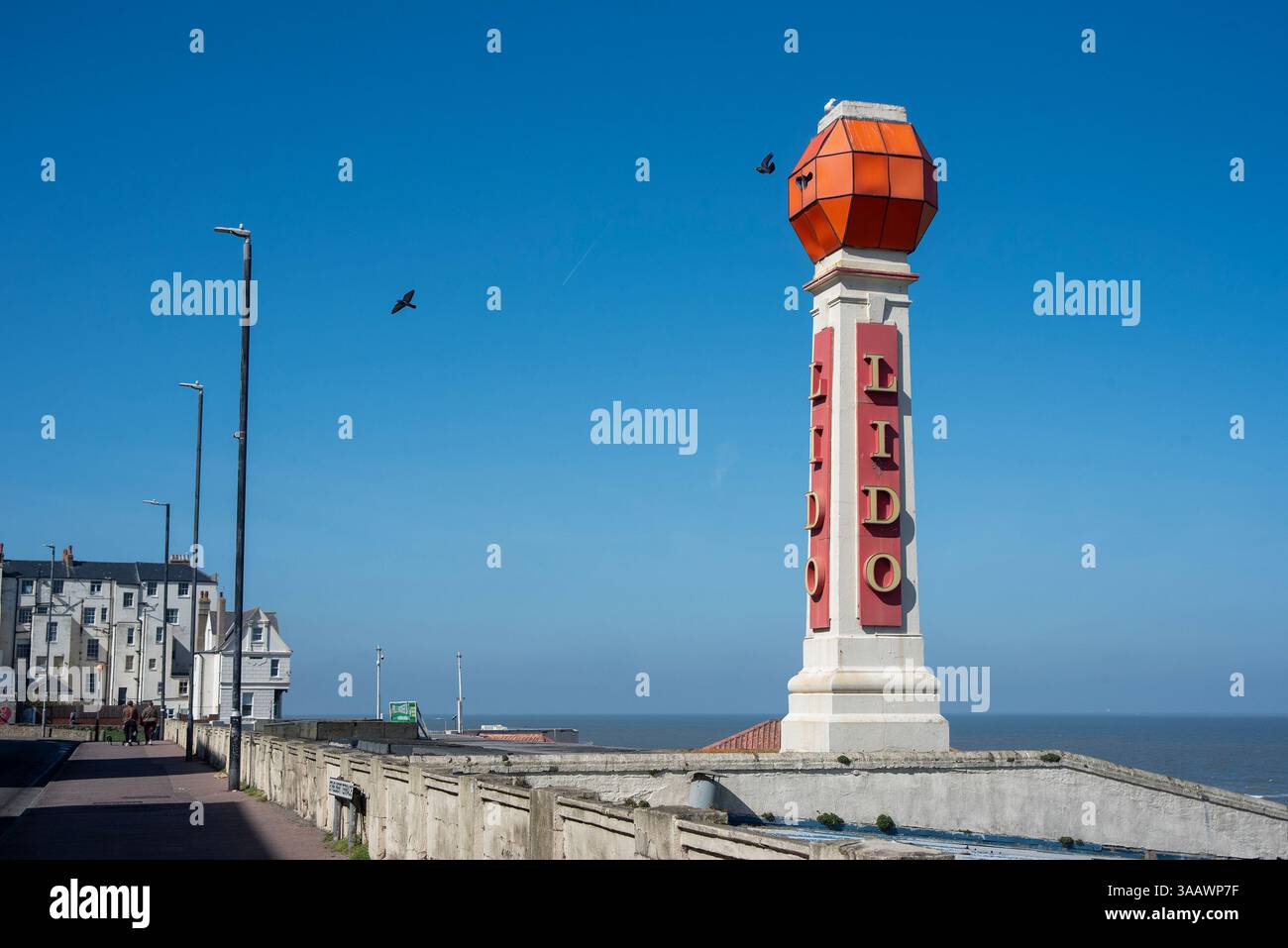 General view of Lido chimney. The Lido was built in 1926 by John Henry ...