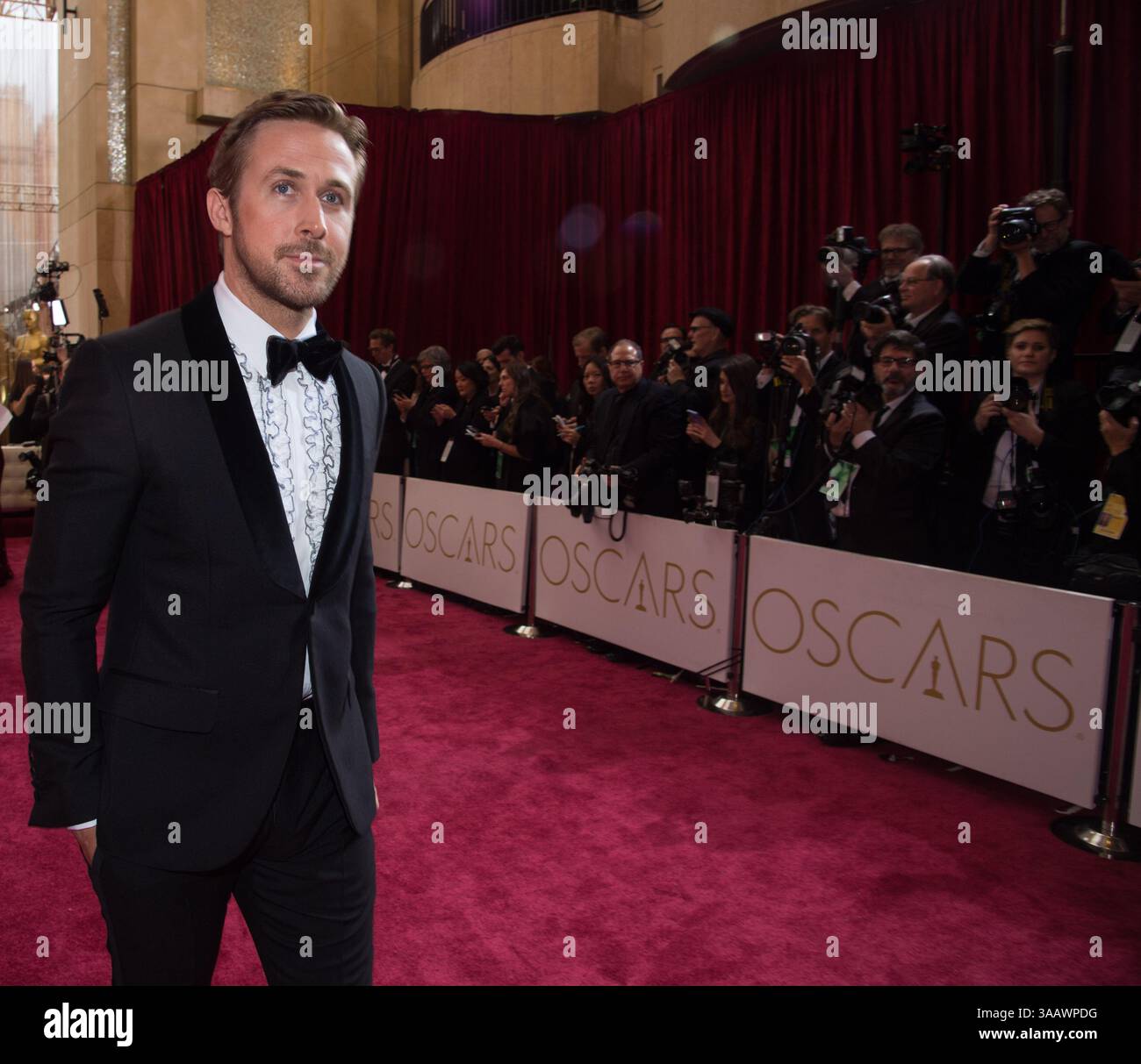 HOLLYWOOD, CA - FEBRUARY 26: Ryan Gosling attends the 89th Annual ...
