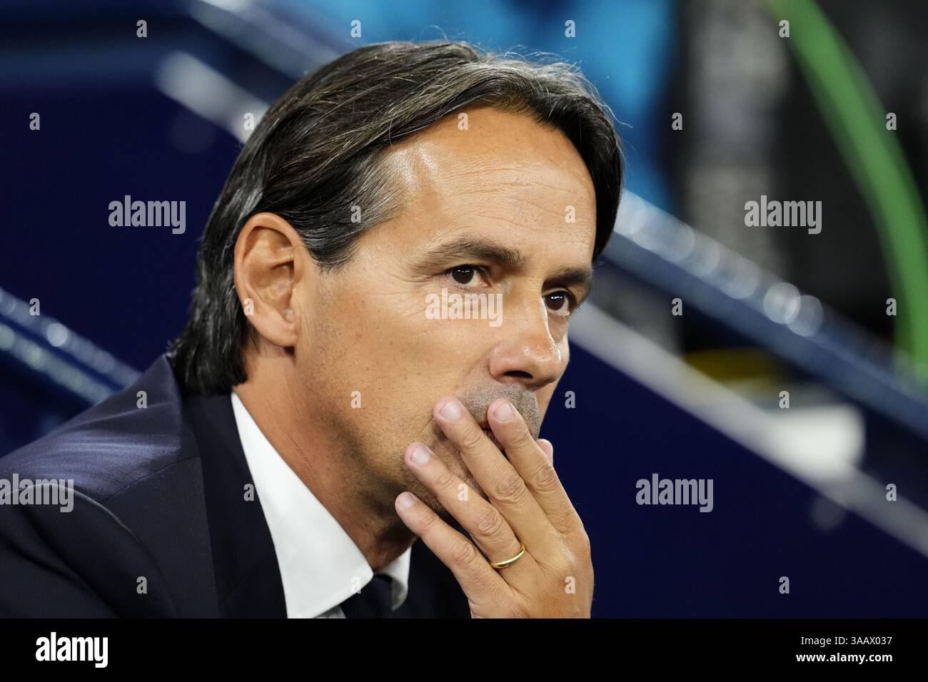 File photo dated 18-09-2024 of Inter milan manager Simone Inzaghi, who says he and his team must ...