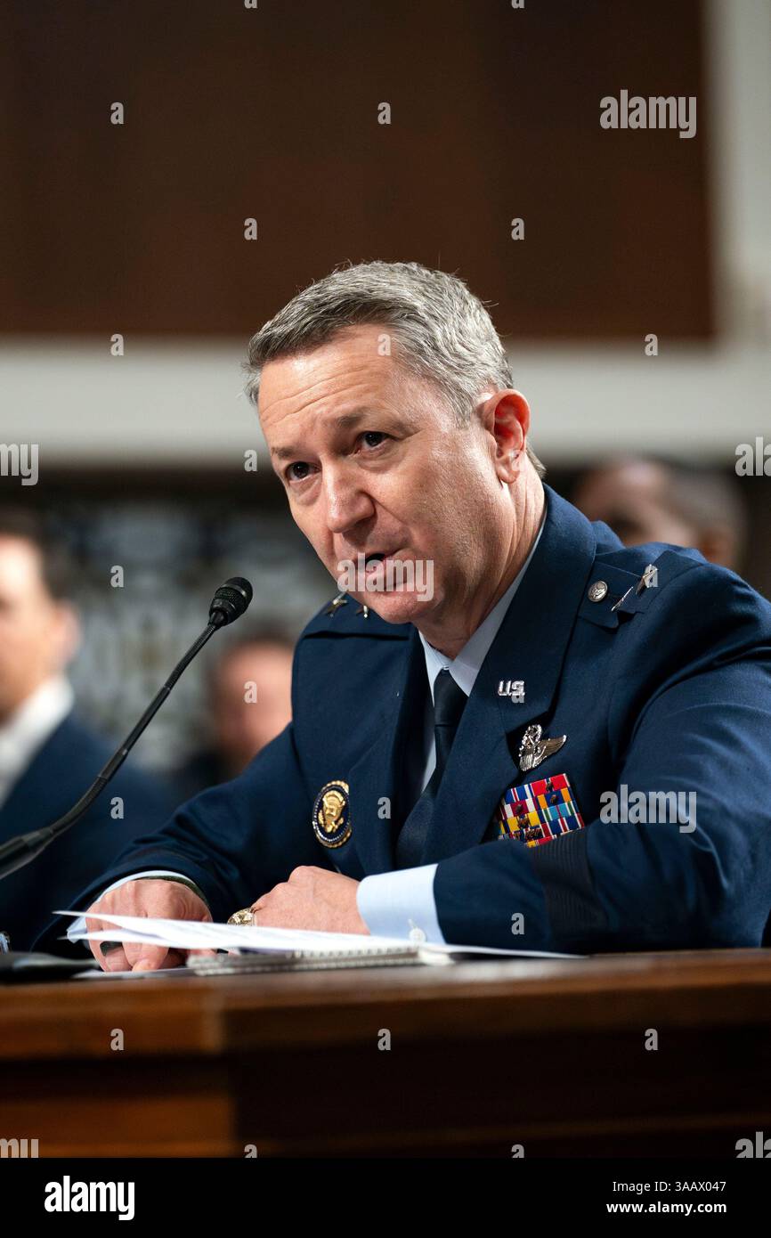 Washington, United States. 01st Apr, 2025. Retired Lt. Gen. John Caine ...