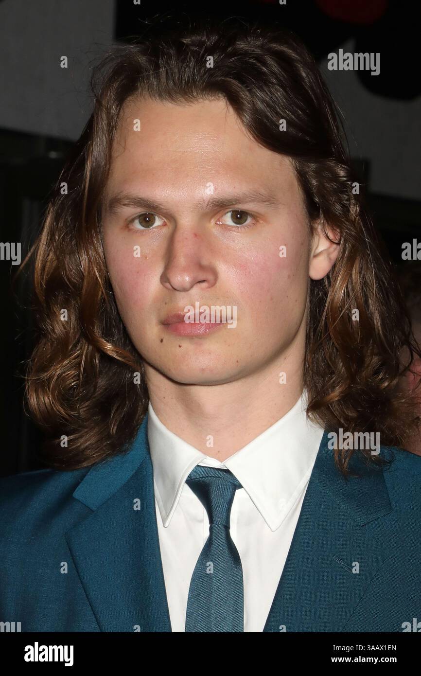 New York, New York, USA. 31 March 2025. Ansel Elgort attends the ...