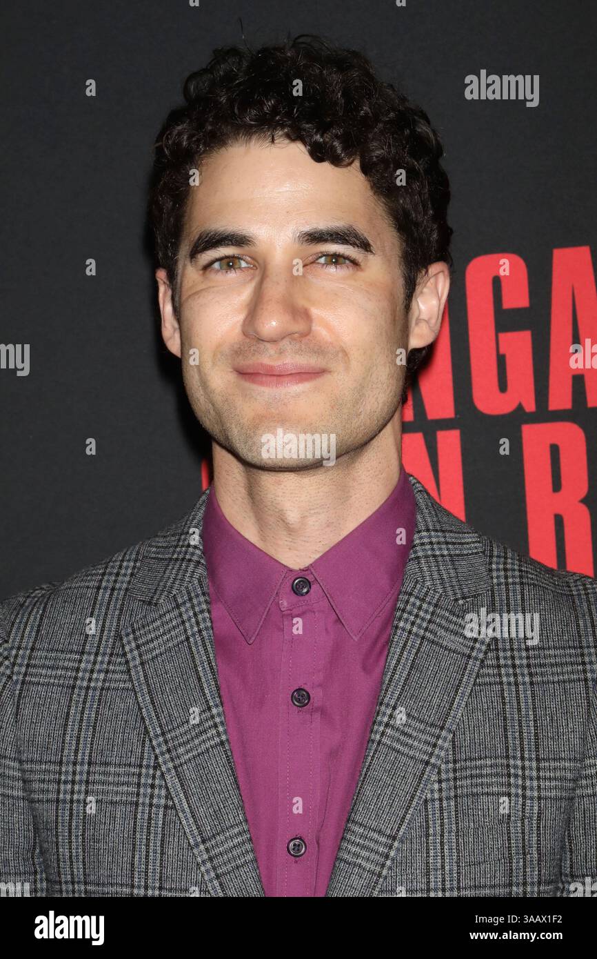 New York, New York, USA. 31 March 2025. Darren Criss attends the ...