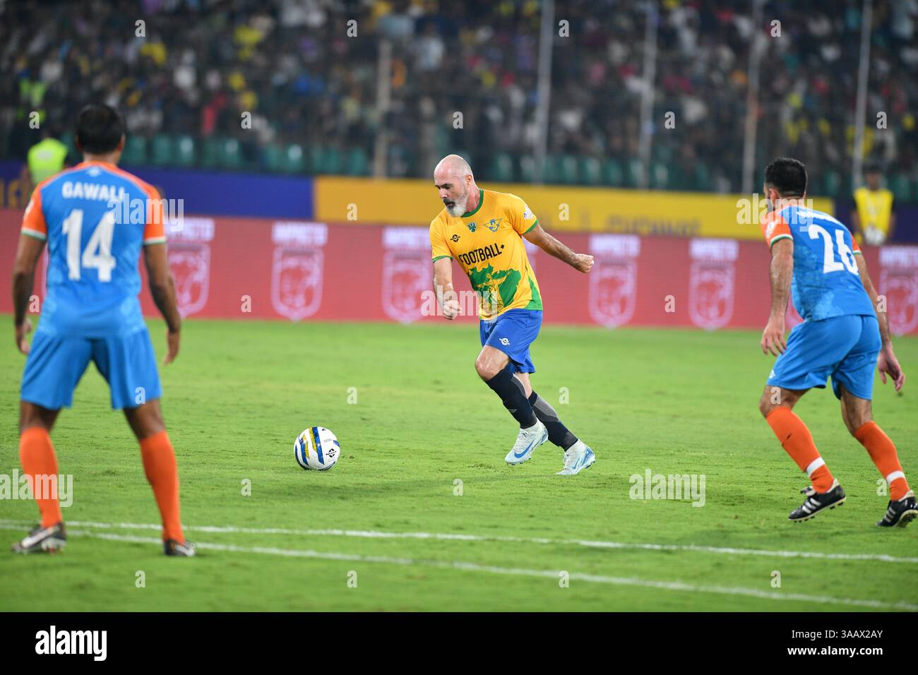 Chennai, India. 30th March, 2025. Brazil Legends Triumph Over India All ...