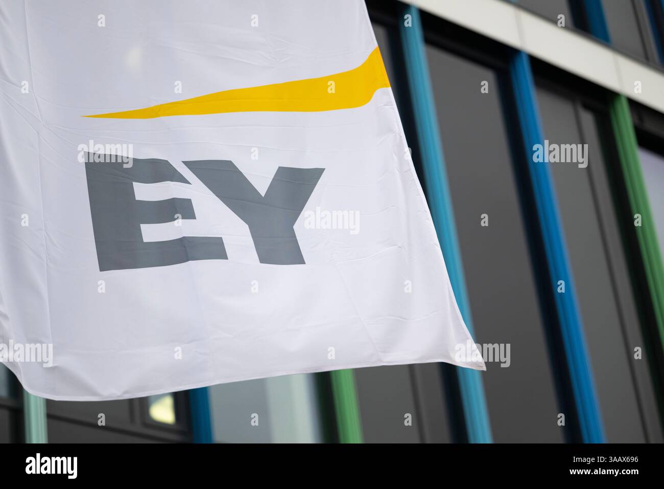 Stuttgart, Germany. 31st Mar, 2025. The logo of EY GmbH & Co. KG ...