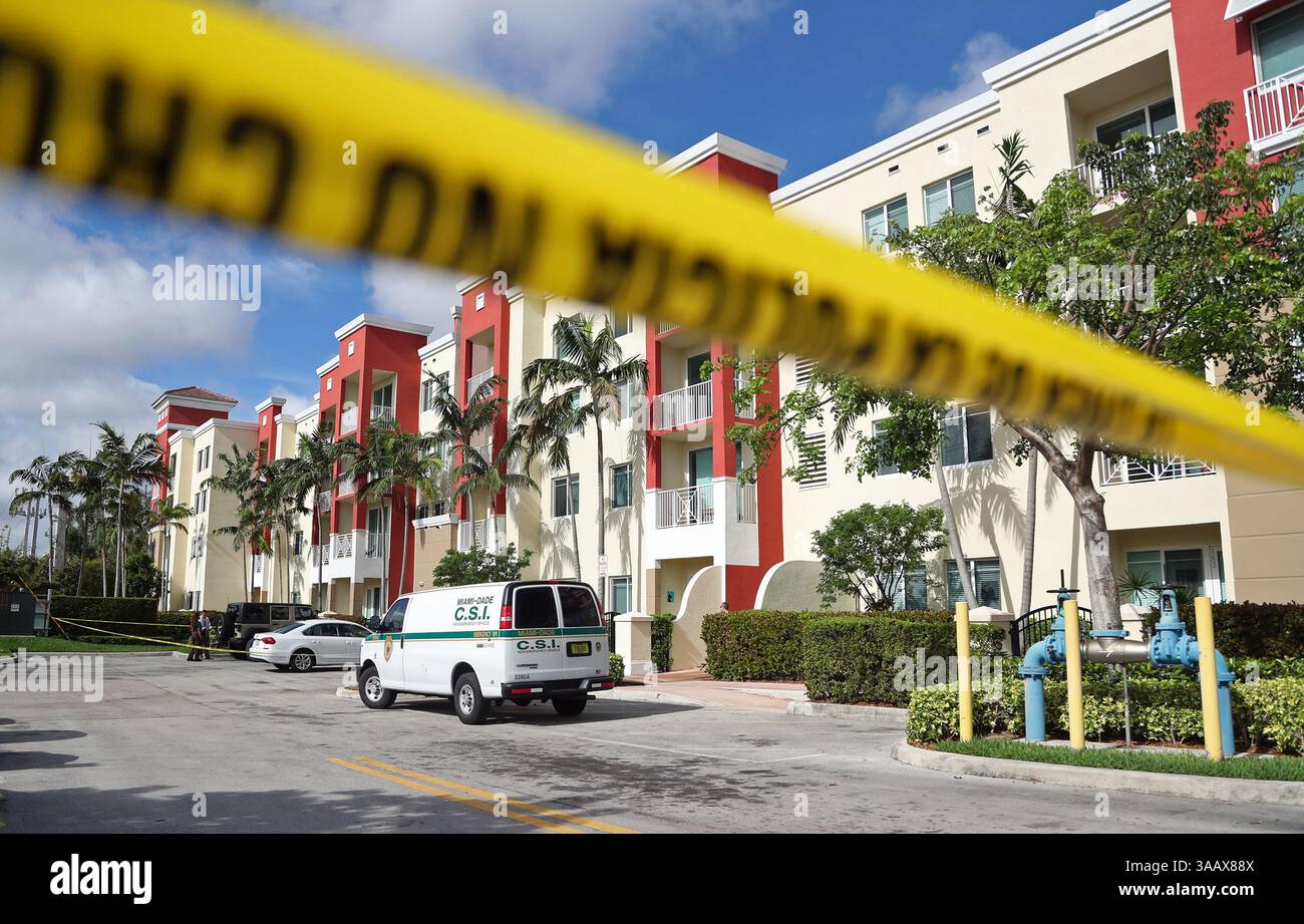 May 18, 2018 - Doral, FL, USA - The Doral apartment of alleged shooter ...