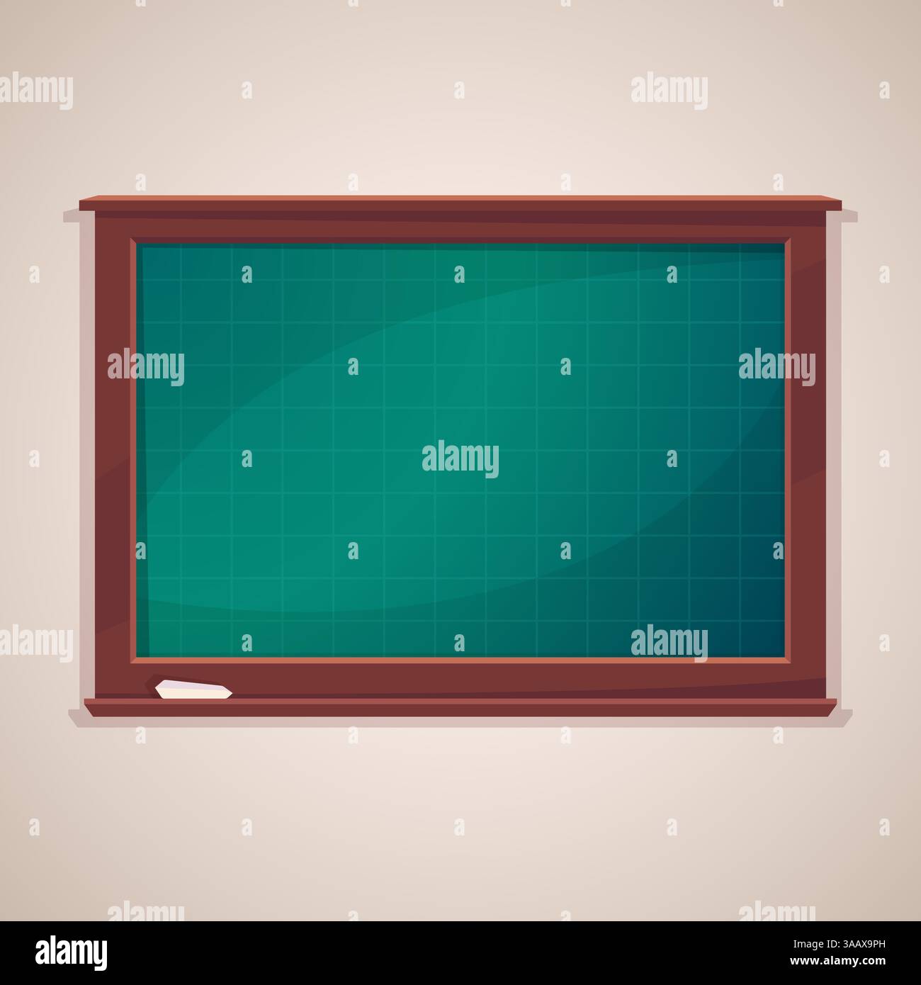 Blank class blackboard with chalk piece. Blackboard for school ...