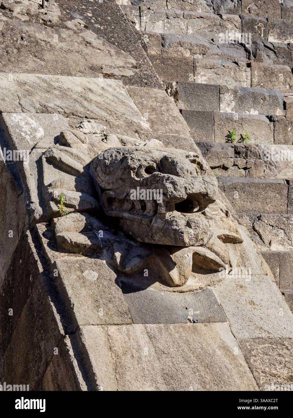 Temple of the Feathered Serpent, detailed view, The Citadel ...