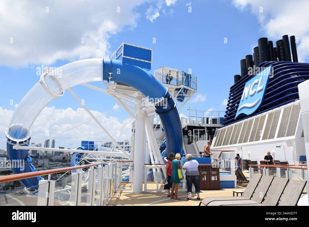 May 20, 2018 - USA - Ocean Loops is one of two major water slides on ...