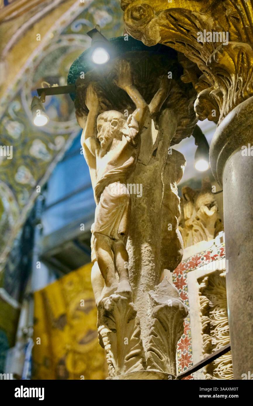 Italy, Sicily, Palermo, historic center, area listed as World Heritage ...