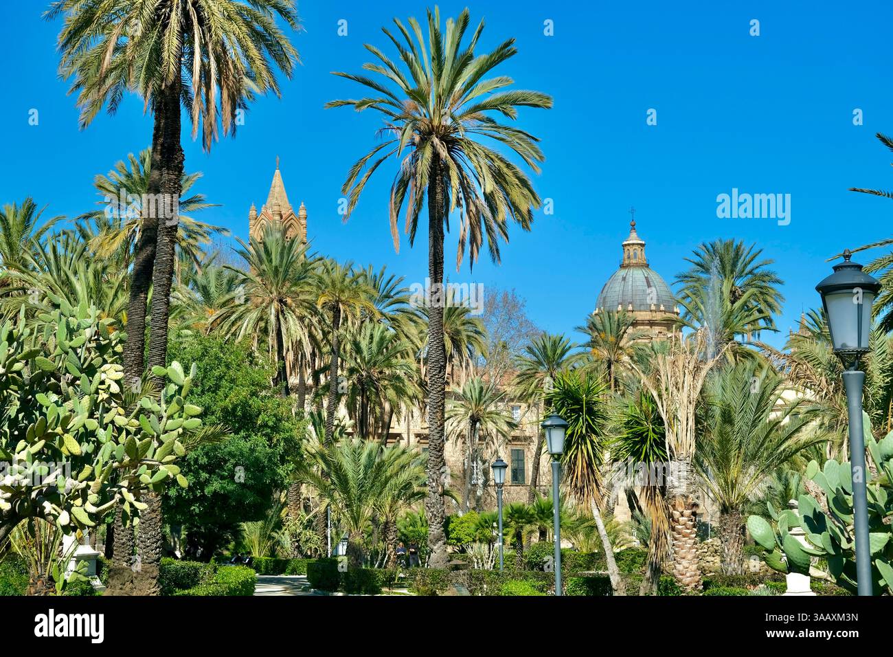 Italy, Sicily, Palermo, historic center, area listed as World Heritage ...