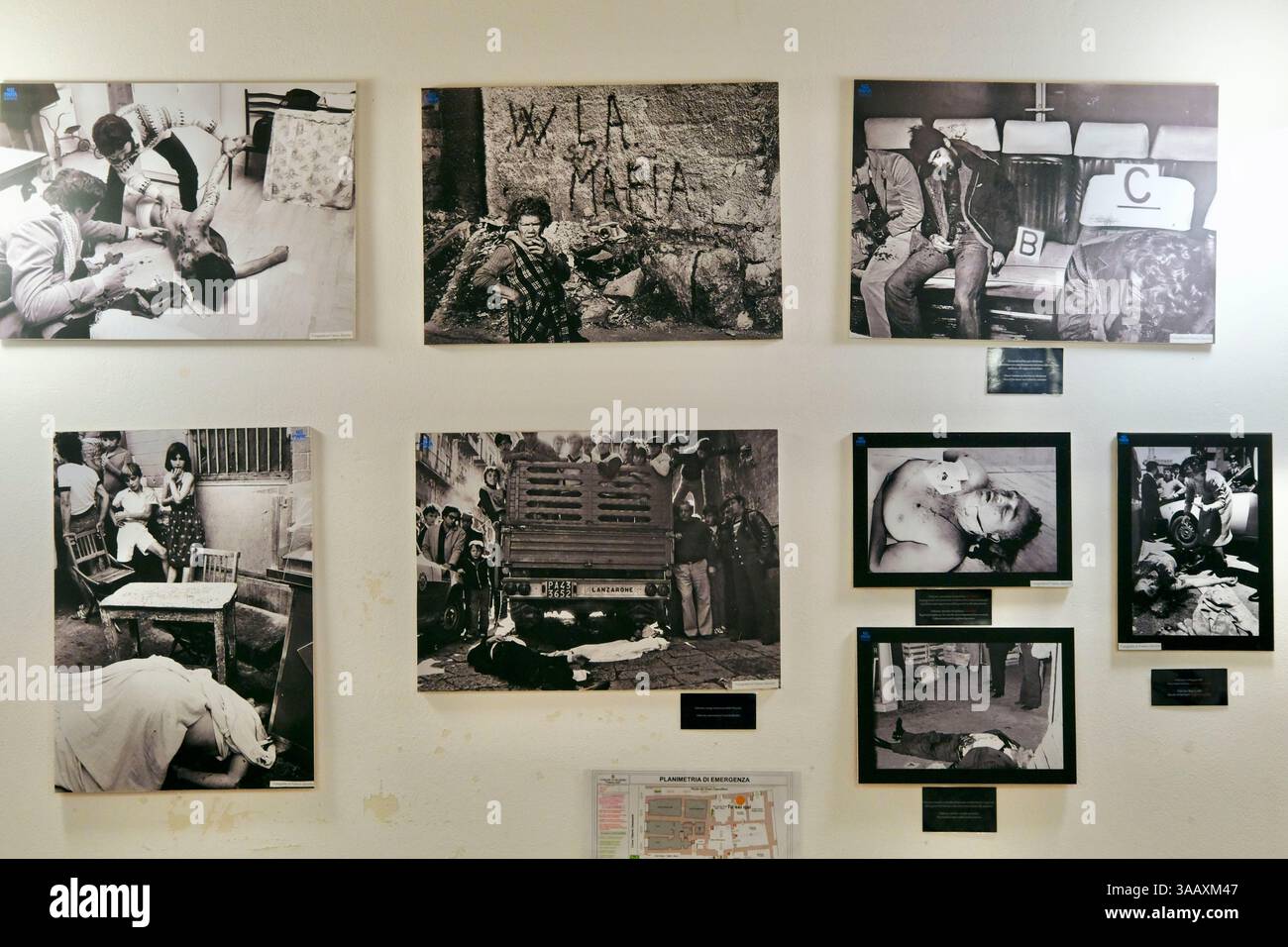 Italy, Sicily, Palermo, historic center, the No Mafia Memorial Museum ...