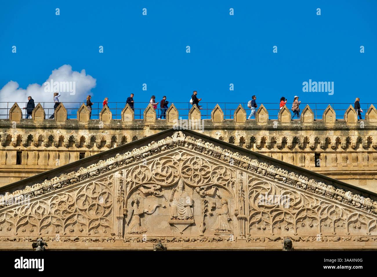 Italy, Sicily, Palermo, historic center, area listed as World Heritage ...