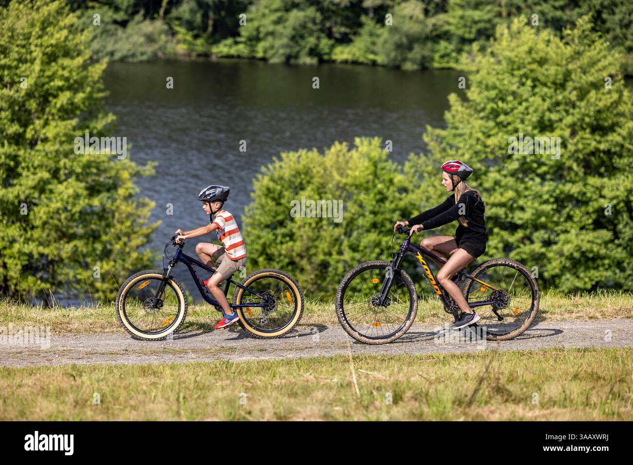 France, Dordogne, Green Perigord, Rouffiac, Rouffiac leisure center ...