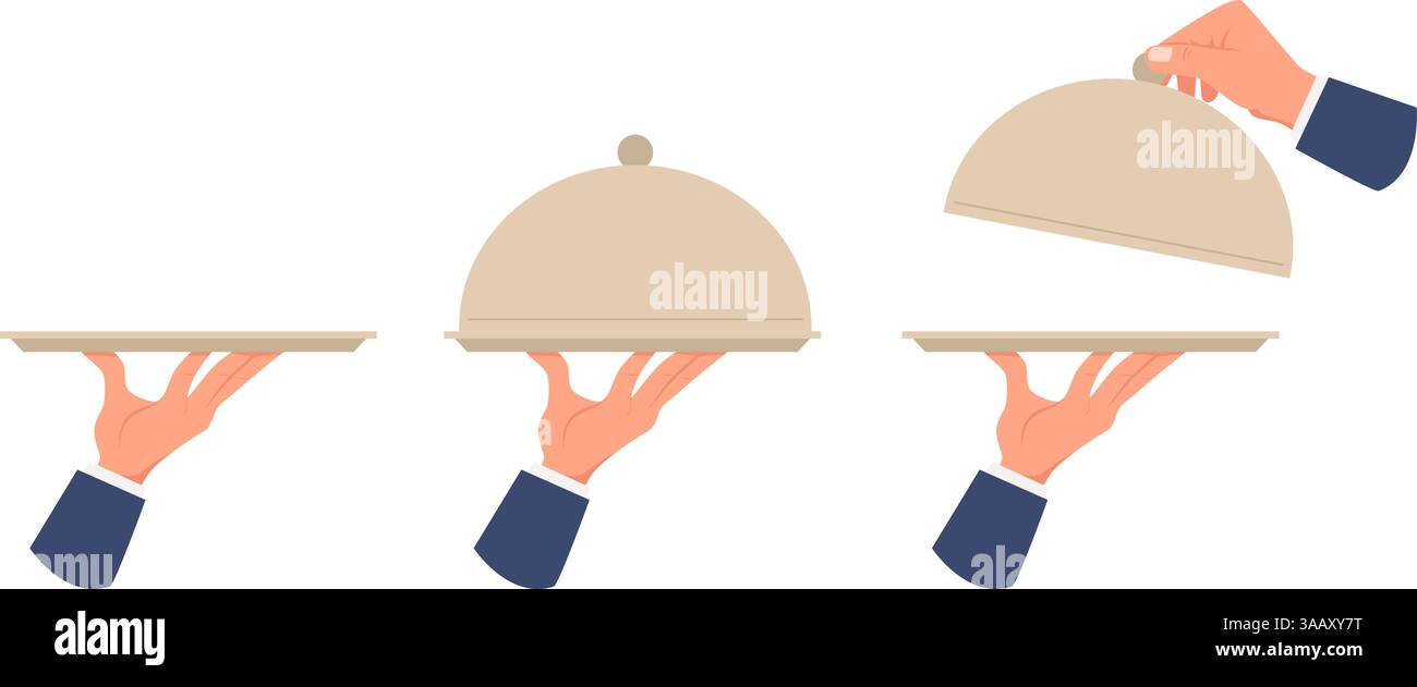 Butler arms Stock Vector Images - Alamy
