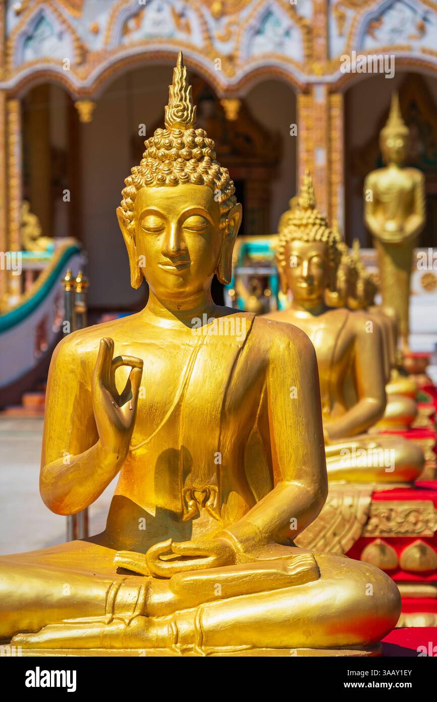 Laos, Champasak province, Champassak village, Vat Amath, Buddhic temple ...