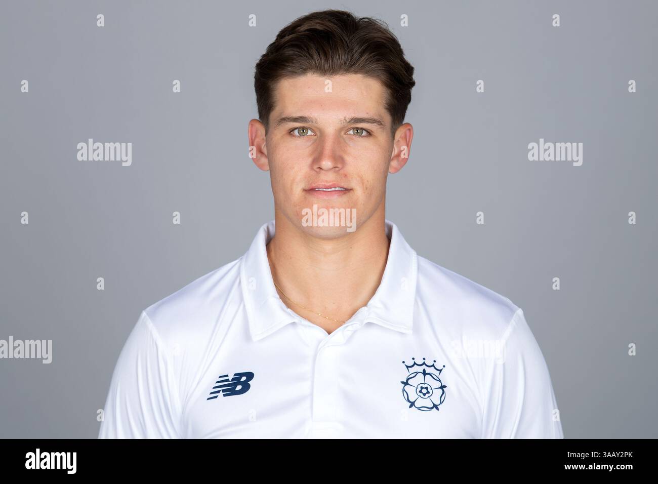 Southampton, UK, 01 April 2025. Toby Albert of Hampshire poses for a ...