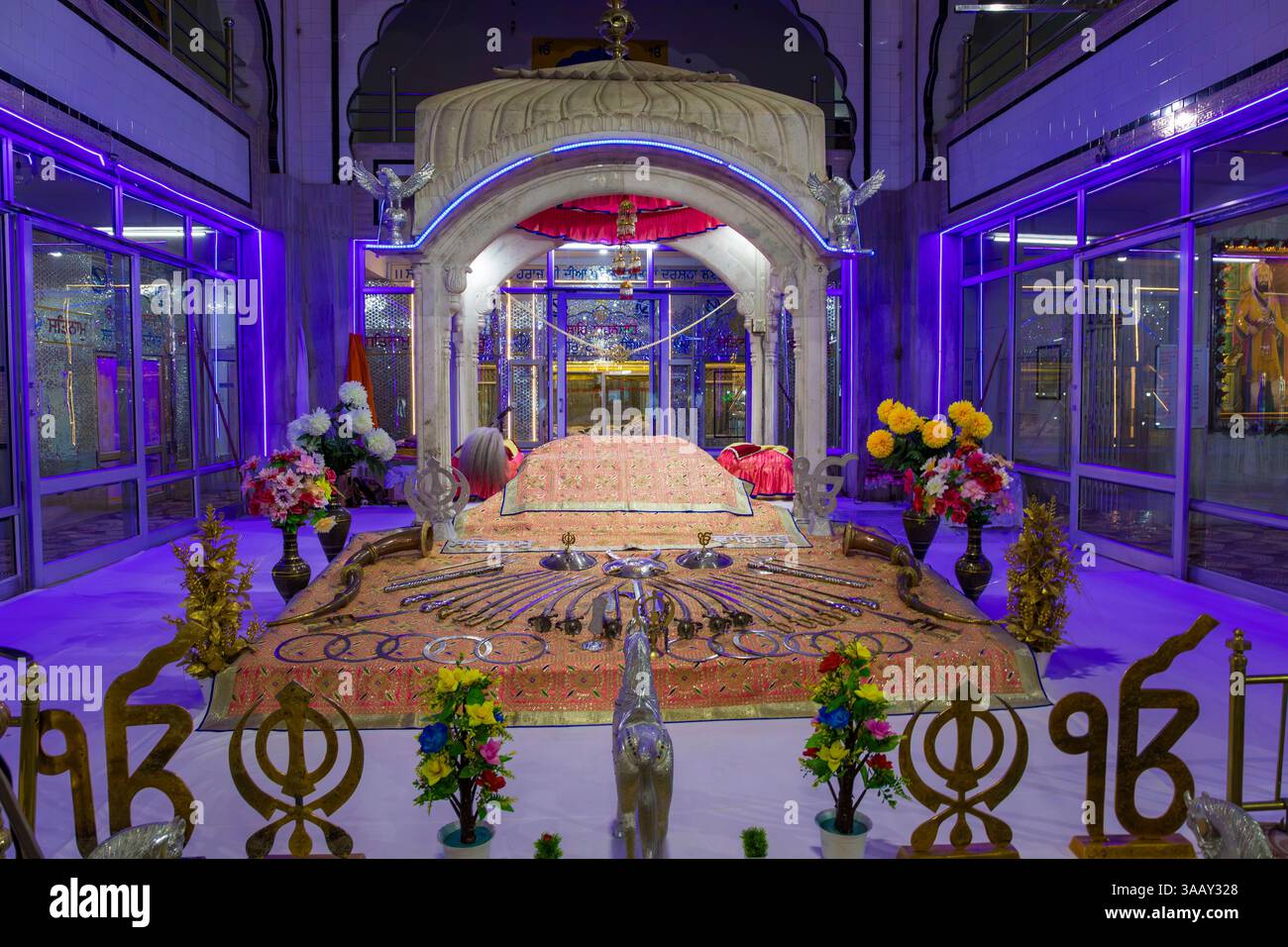 India, Himachal Pradesh, Mandi, Gurdwara Sri Guru Gobind Singh Ji Stock ...