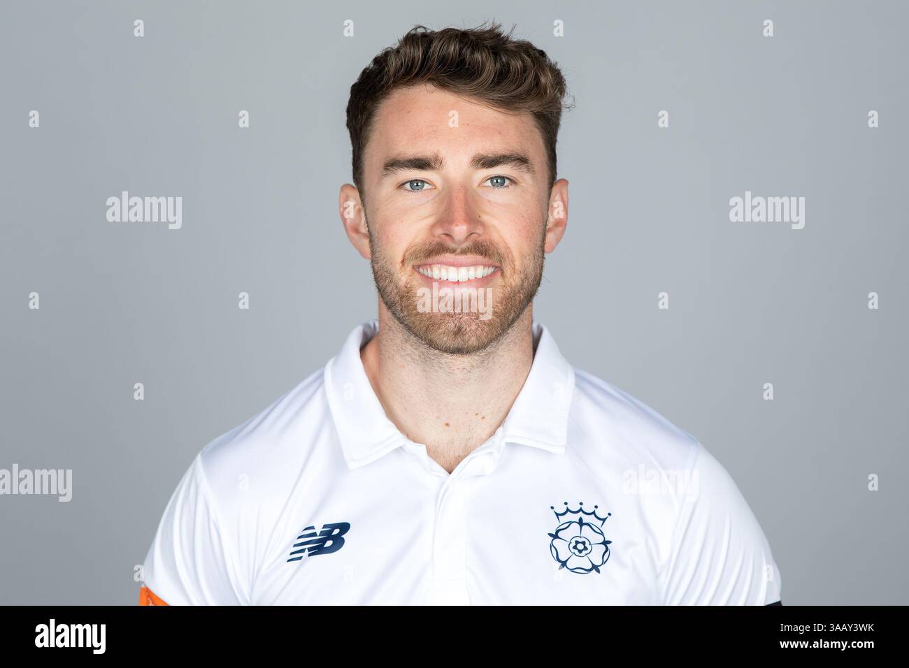 Southampton, UK, 01 April 2025. Joe Weatherley of Hampshire poses for a ...