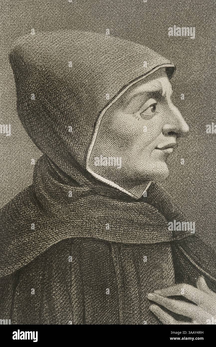Girolamo Savonarola (1452-1498). Italian ascetic Dominican friar and ...