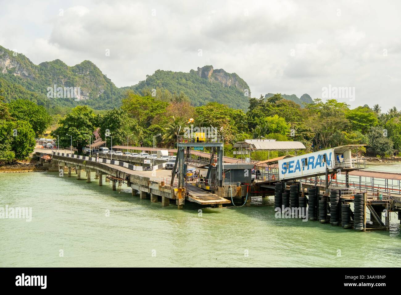 Thailand, Surat Thani province, Koh Samui island, Nathon Pier Stock ...