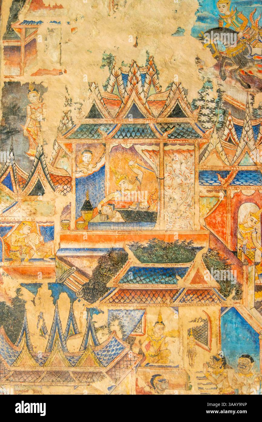 Thailand, Chiang Mai, Wat Phra Sing temple, Vihara Lai Kam temple ...