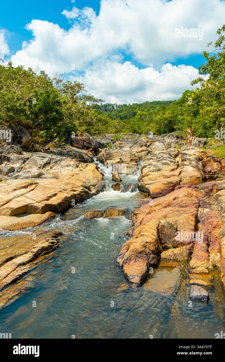 Thailand, Surat Thani province, Koh Pha Ngan island, Thaansadet ...