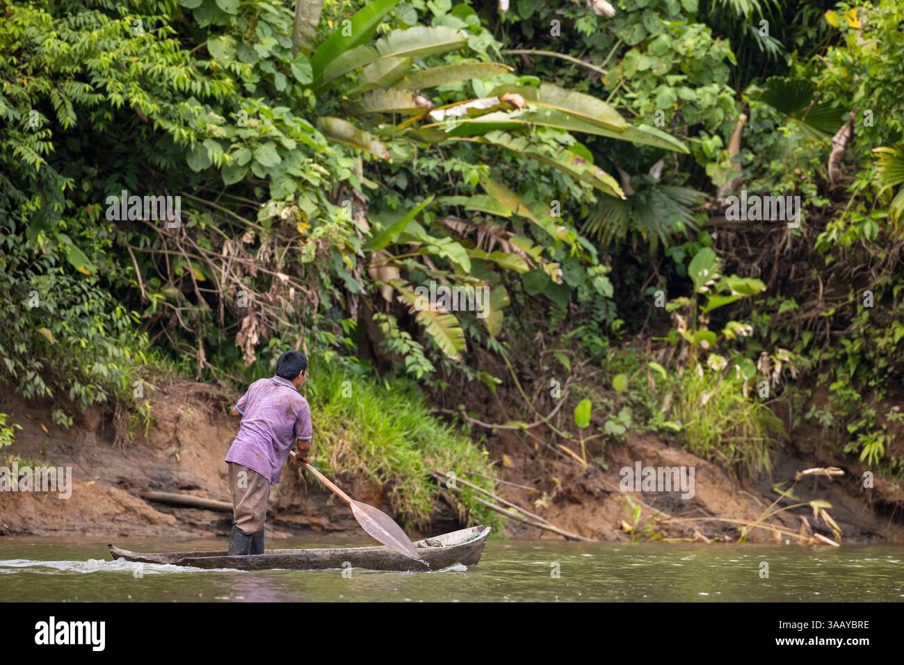 Colombia, Chocó Department, Nuqui, indigenous people from the Boca de ...