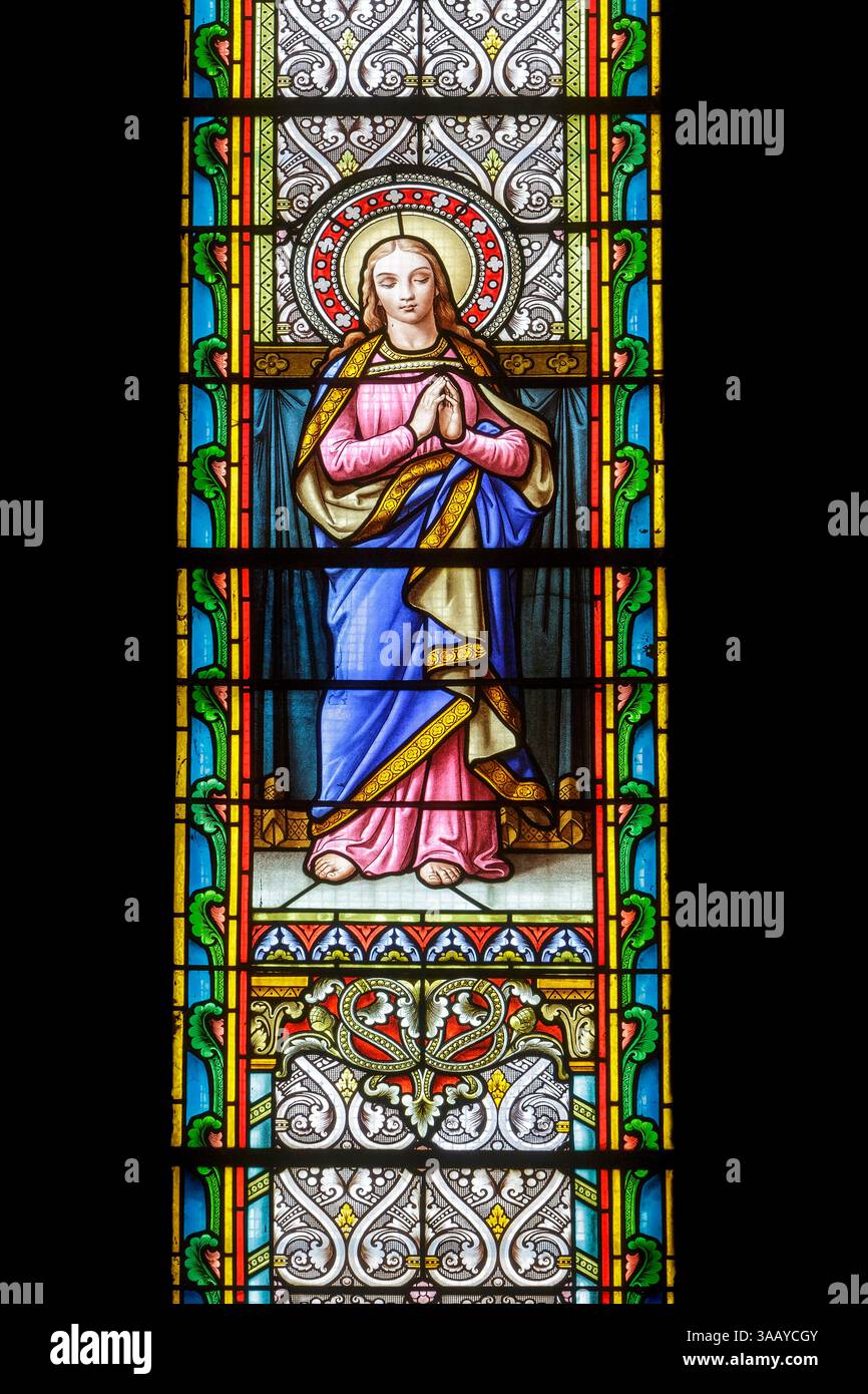 France, Meurthe et Moselle, Saint Peter and Saint Paul church rebuilt ...