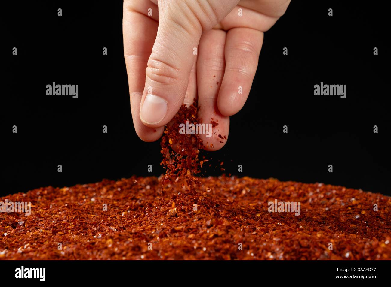 Hand pouring dried ground hi-res stock photography and images - Alamy