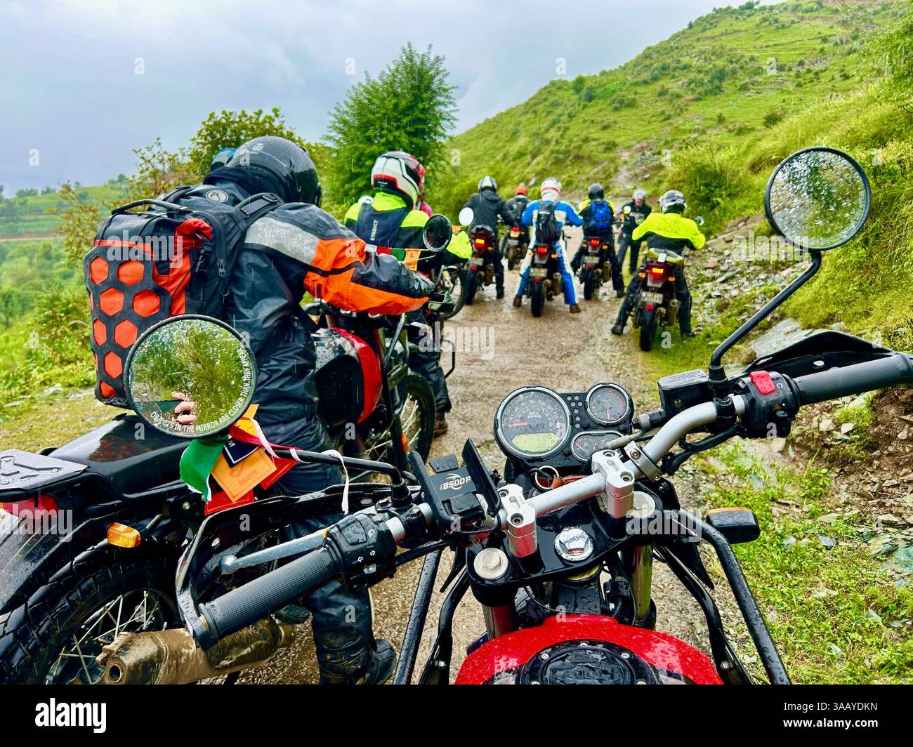India, Himachal Pradesh state, Trans-Himalayan, motorbike tour on Royal ...