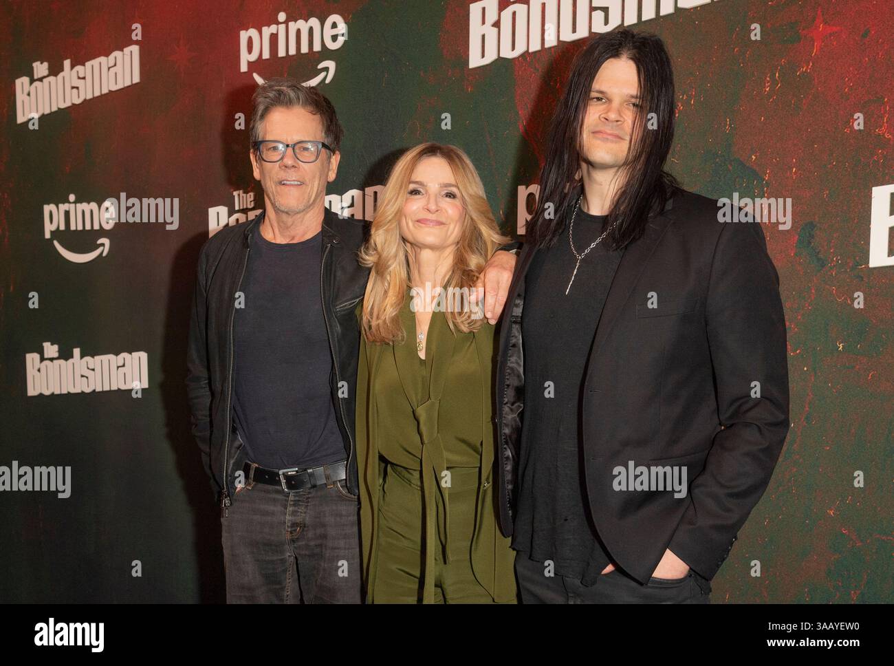 Kevin Bacon, Kyra Sedgwick and Travis Bacon attend Amazon Prime Video's ...