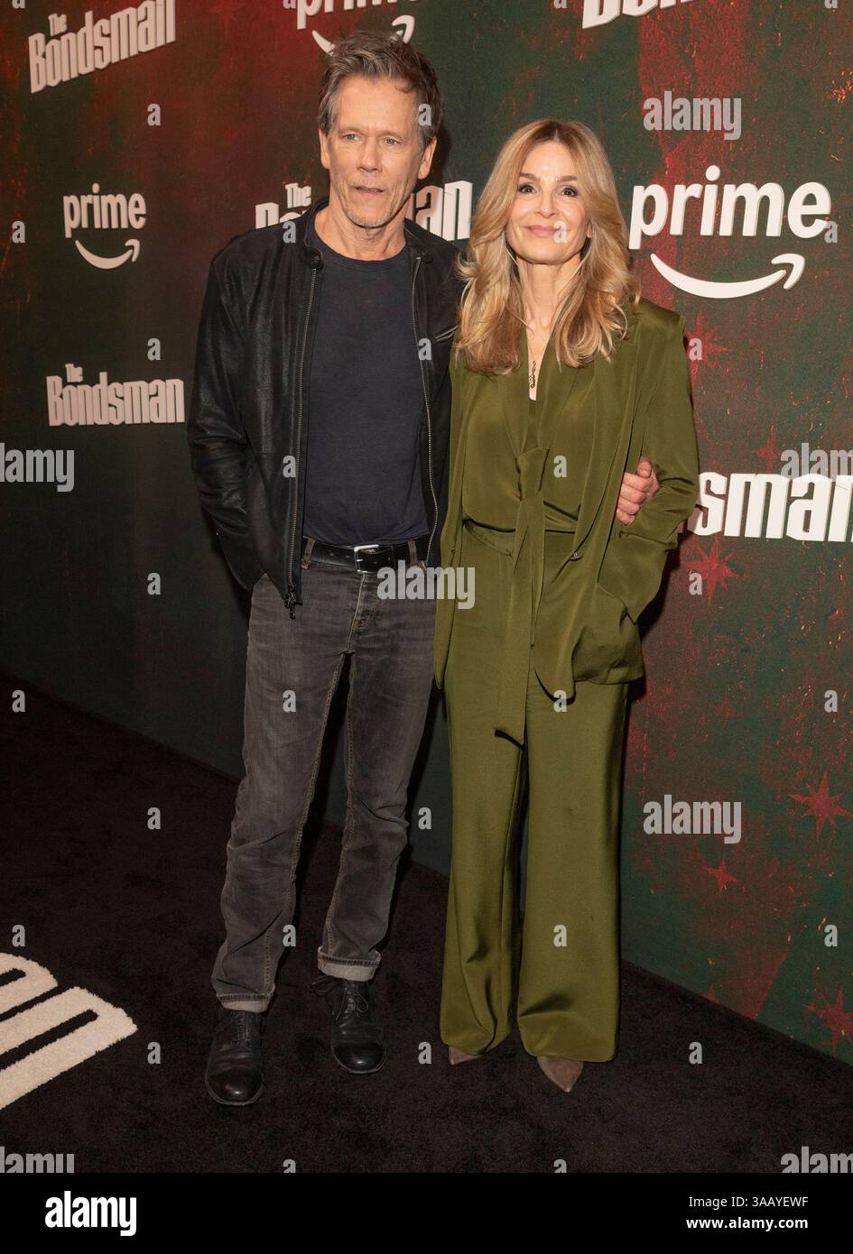 Kevin Bacon and Kyra Sedgwick attend Amazon Prime Video's 'The Bondsman ...