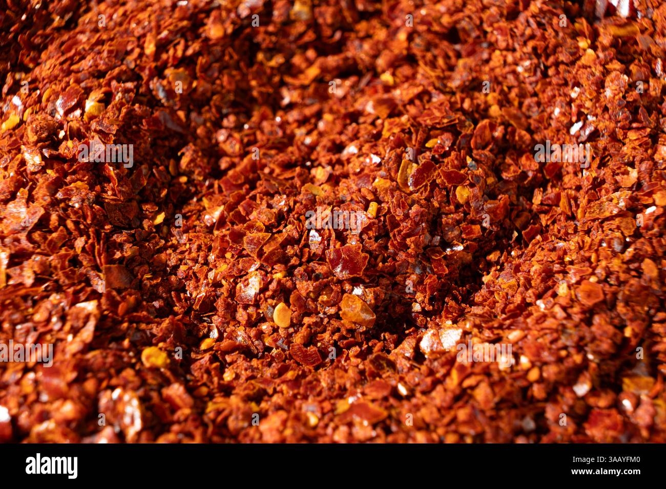 Macro Texture of Ground Chili Pepper Stock Photo - Alamy
